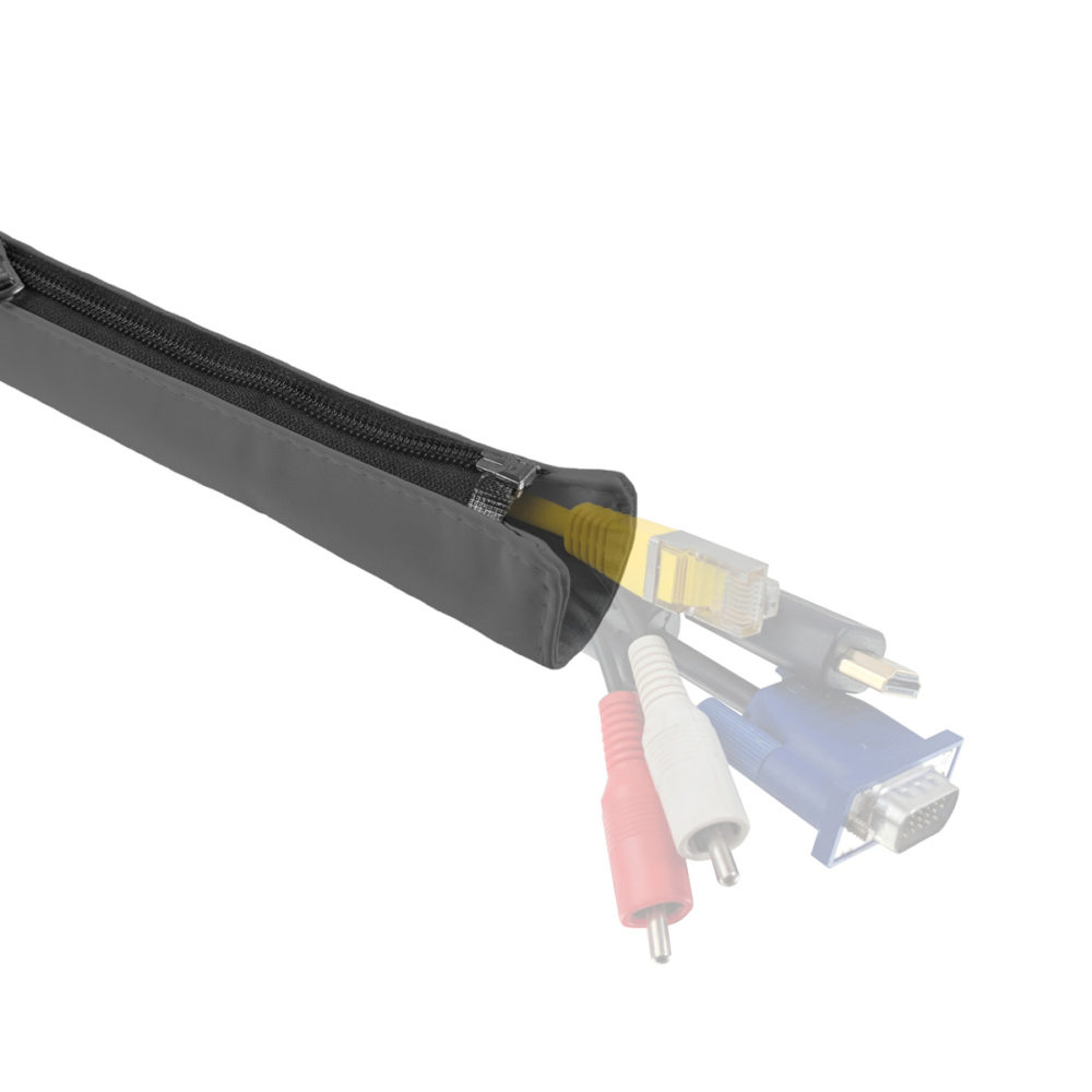 staywired pro Flex Kabelmantel 150cm grau - staywired
