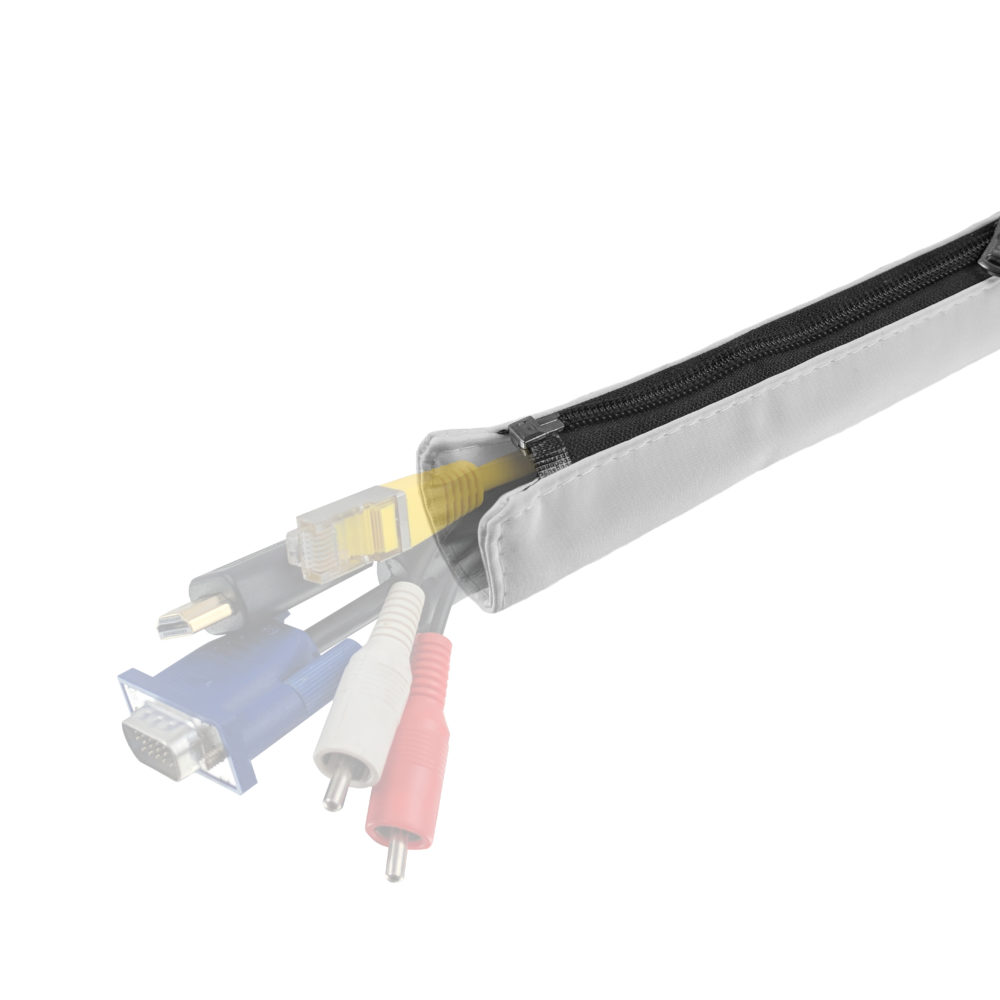 staywired pro Flex Kabelmantel 30cm weiss - staywired